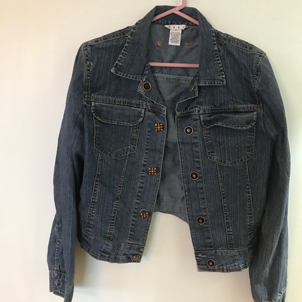 Cabi Denim Jacket Xs - Gem